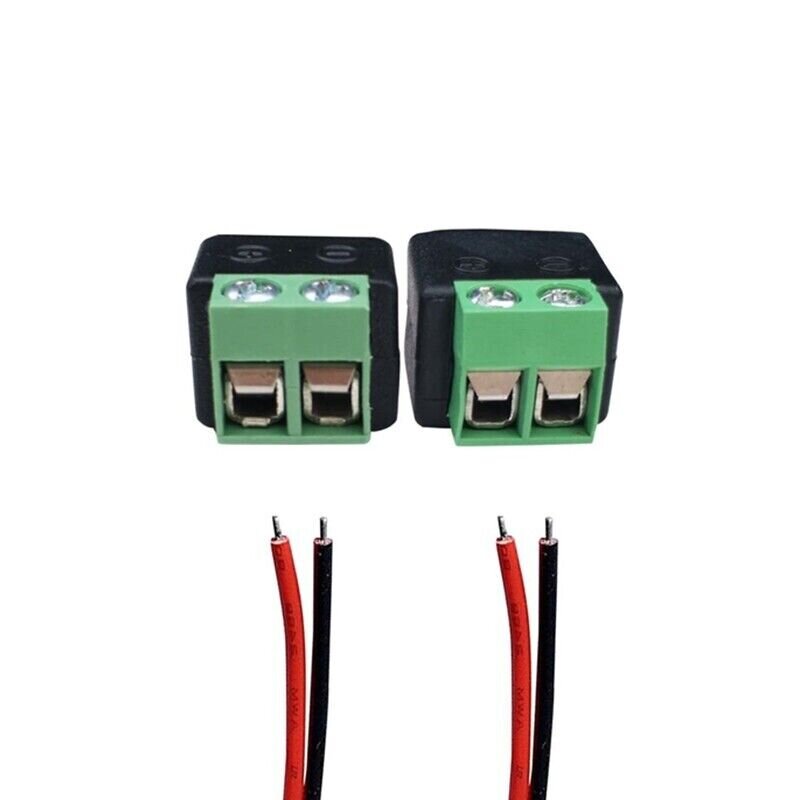 DC Buchse Stecker Adapter 2,1 x 5,5 mm mit Schraubklemme Verbinder fü ...