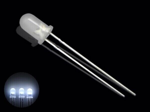 LED 3mm 5mm diffus LEDs 7 Farben zur AUSWAHL 10, 20, 50 oder 100 Stüc, 3,49